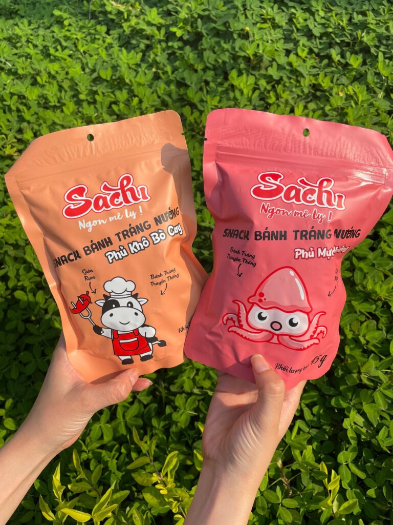 Bánh snack phủ vị nhà Sachi - vị ngon mê ly - Sachi Foods - Bánh Tráng ...